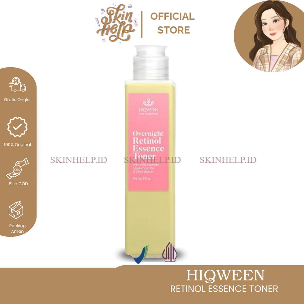 Jual HIQWEEN ESSENCE TONER RETINOL 16X HYALURONIC ACID menghidrasi ...