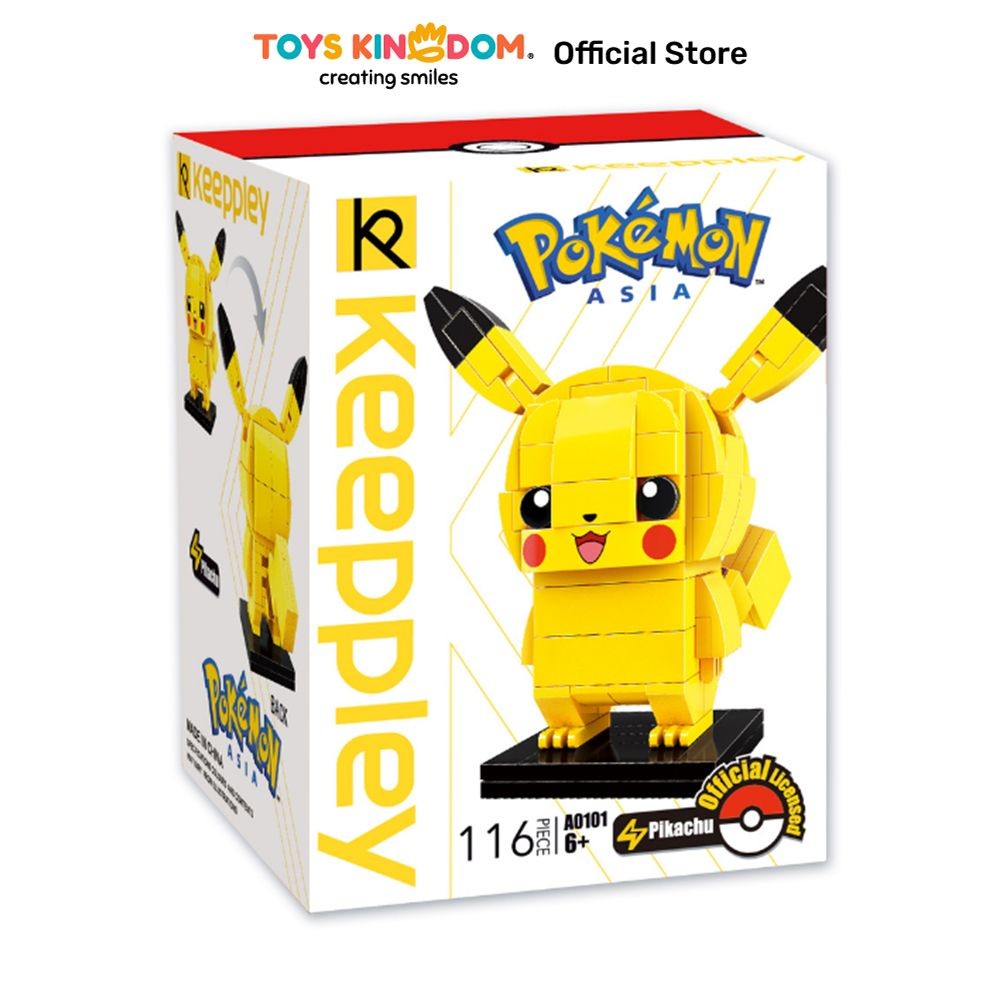 Jual Toys Kingdom Keeppley Figure Pokemon Pikachu Classic - Kuning ...