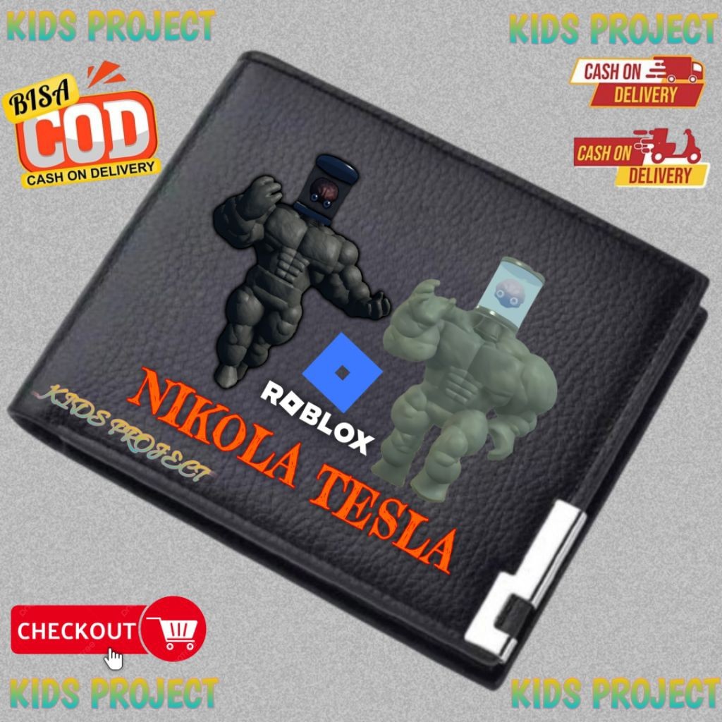 Jual Dompet Anak Custom Karakter Nikola Tesla Roblox Dead Rails New ...