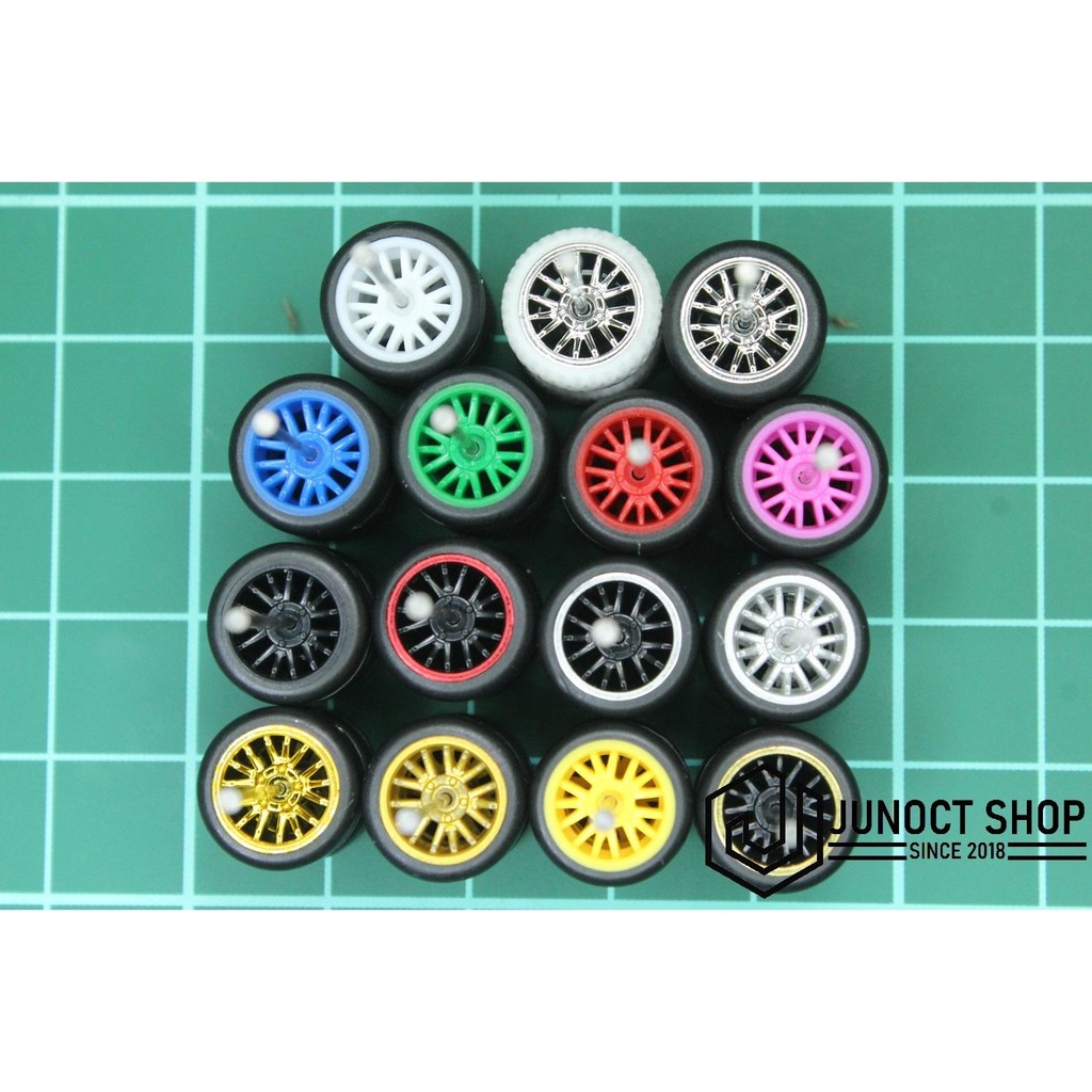 Jual Wheel Velg Ban Karet 1:64 M012 Multi Spoke Wheels - 12 spoke Weels ...