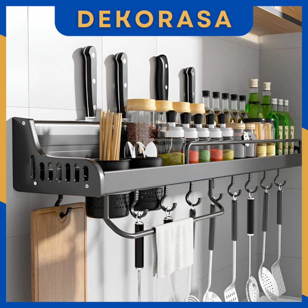 Jual DEKORASA (Garansi 1 Tahun) Rak pisau dapur dan rak bumbu ...