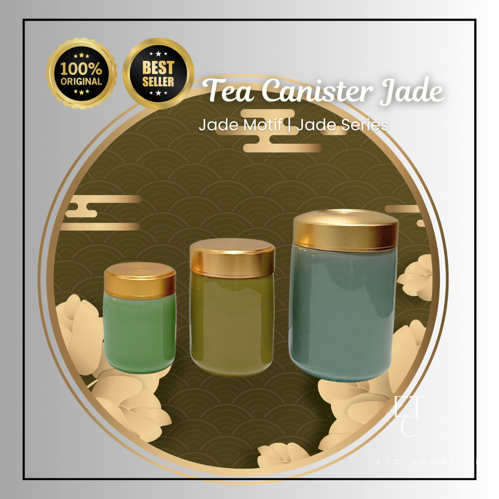 Jual Jade Dynasty Tea Canister Series | Tempat Teh Oriental Motif Retak ...