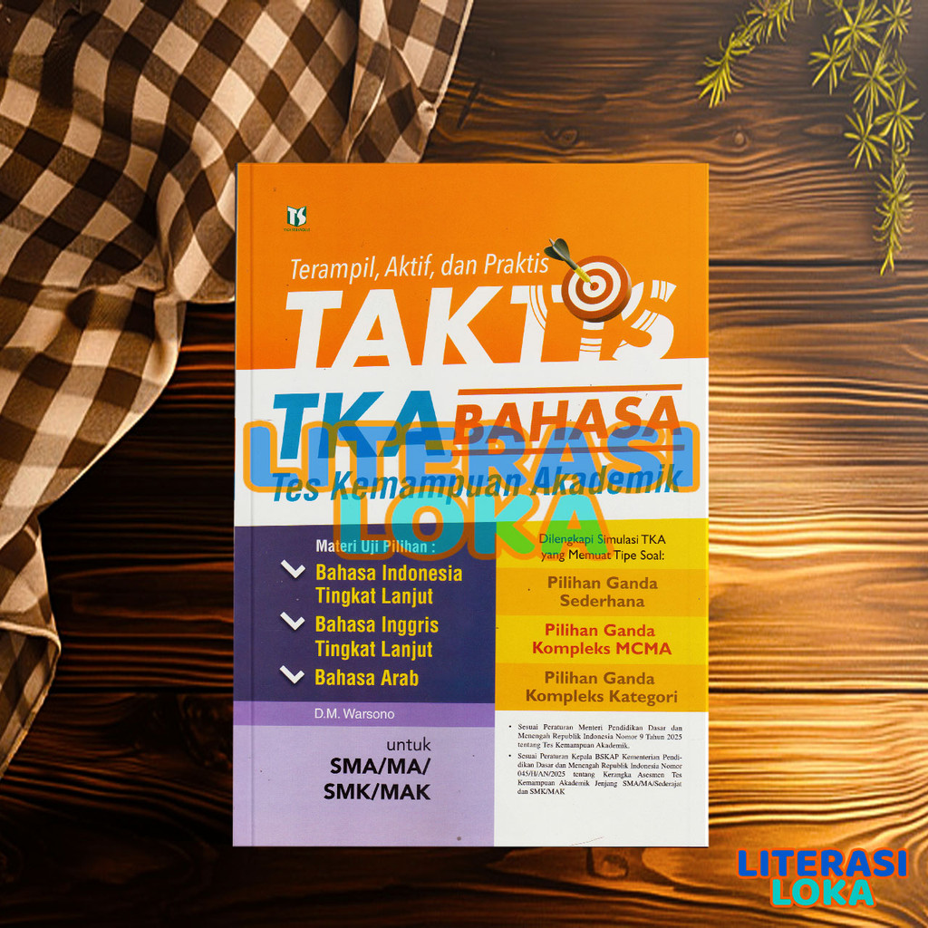Jual BUKU PAKET TAKTIS TKA BAHASA PENERBIT TIGA SERANGKAI TERBARU 2025 ...