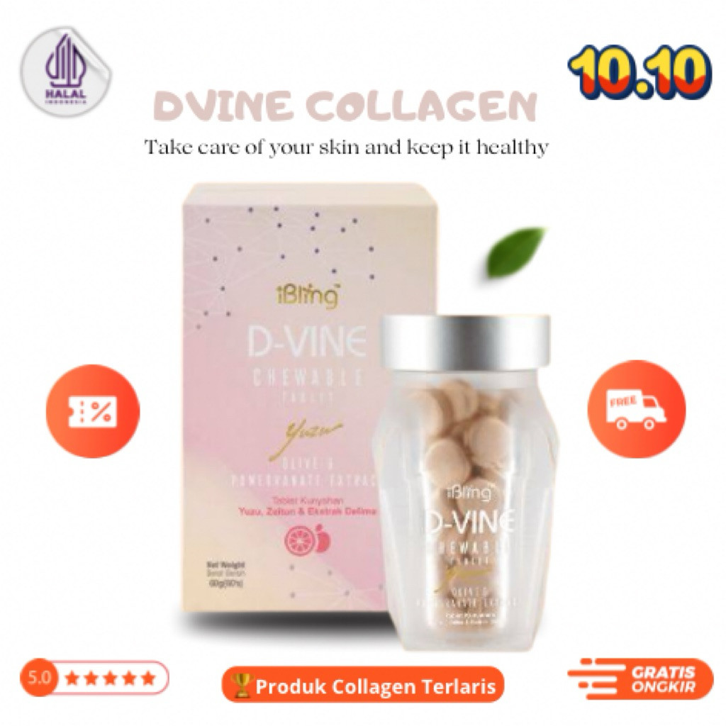 Jual [% ] DVINE Collagen 100% Original Tersedia Eceran | 100% Original ...