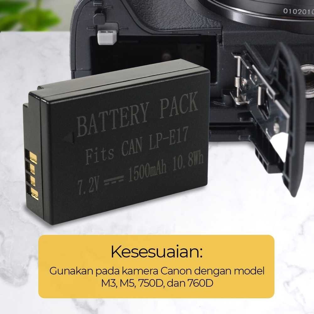 Jual MAYASTR Baterai Kamera Battery Pack Replacement for Canon LP-E17 ...