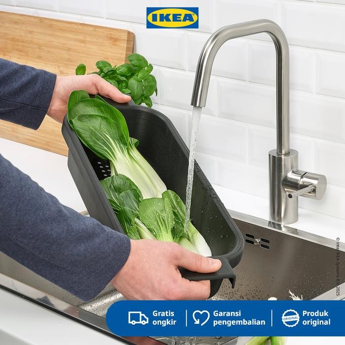 Jual IKEA LILLHAVET Alat Peniris Serbaguna Antrasit Plastik | Shopee ...