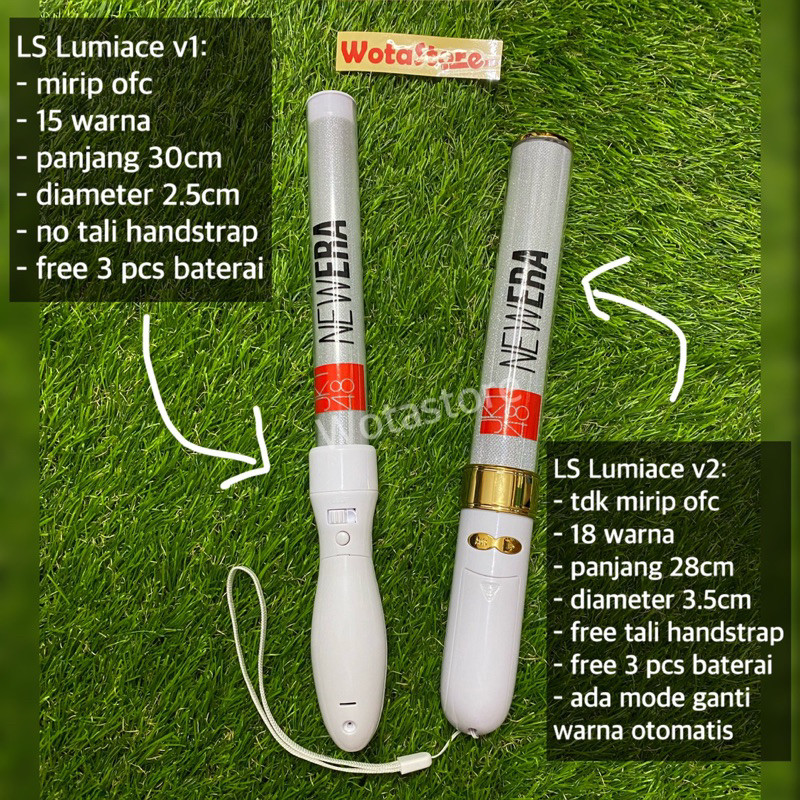 Jual TERMURAH LightStick v2 / Light Stick Lumiace 18 warna Custom JKT48 ...