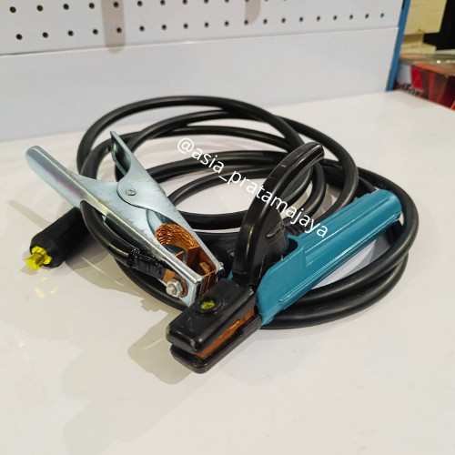 Jual Kabel las set 2 meter/Welding Cable Set 25mm/Tang Las Kabel Las ...