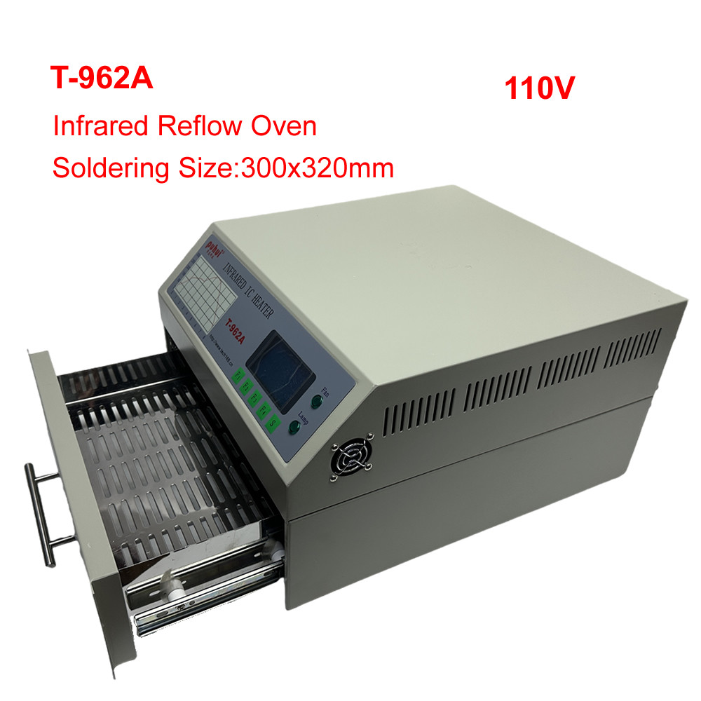 Jual T-962A Infrared IC Heater Reflow Oven BGA SMD SMT Rework Soldering ...