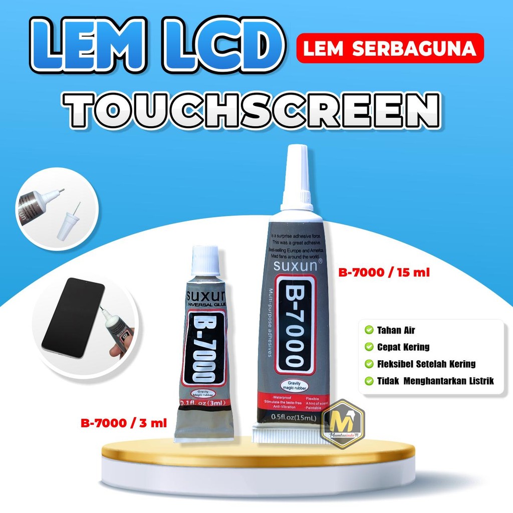 Jual MUMTAZINDO - Lem LCD Touchscreen GSE B7000 T7000 3ml 15ml / Lem ...