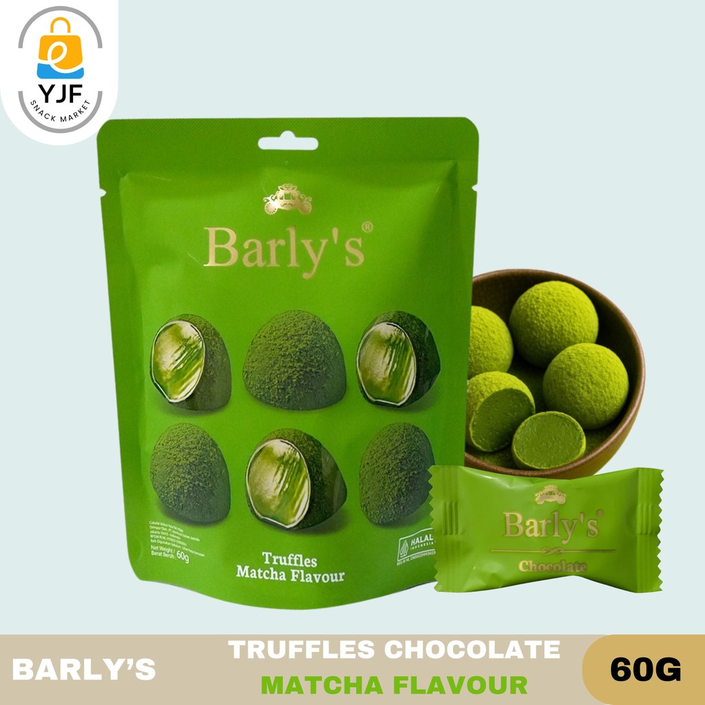 Jual Barly's Truffle Chocolate 60g / Macha / Milk / Coconut / Dark ...