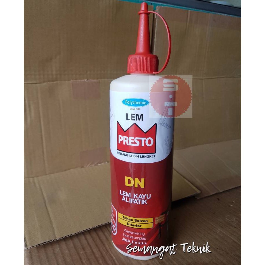 Jual LEM PUTIH KAYU MEBEL HPL KHUSUS GITAR KERAJINAN KAYU PRESTO TIPE ...
