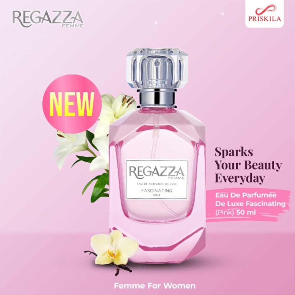 Jual REGAZZA EAU DE PARFUME FEMME FASCINATING 50mL | Shopee Indonesia