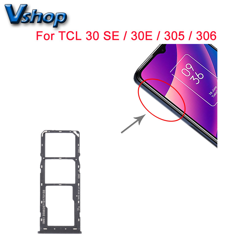 Jual For TCL 30 SE / 30E / 305 / 306 SIM Card Tray + SIM Card Tray ...