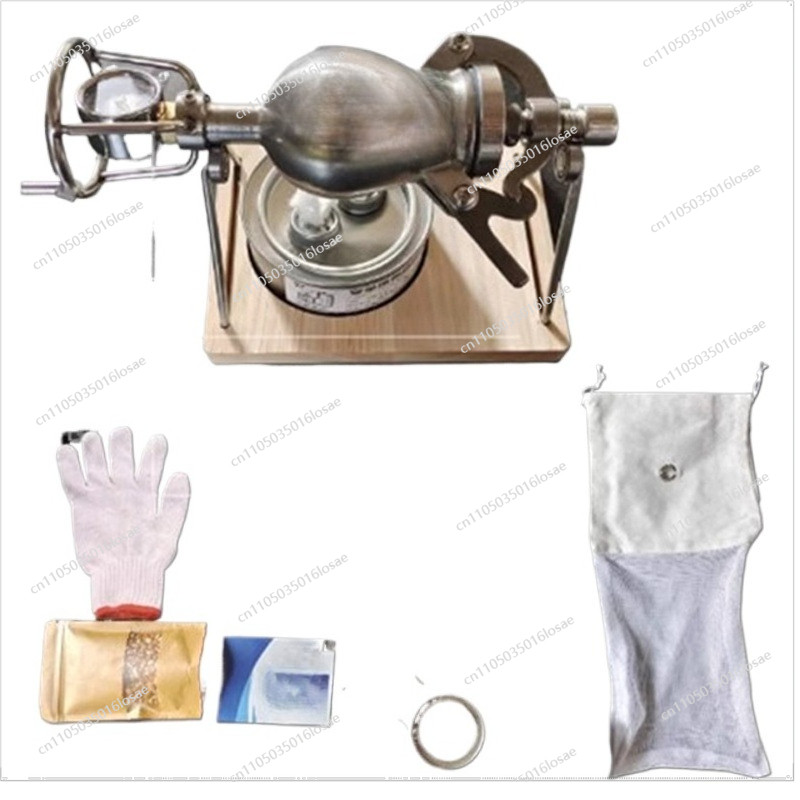 Jual Hand Popcorn Machine Open Firing Popcorn Puffing Machine Stainless ...