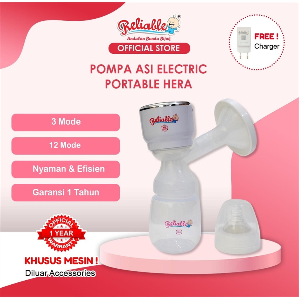 Jual Reliable Baby Breast Pump Electric Portable Hera Pompa ASI ...