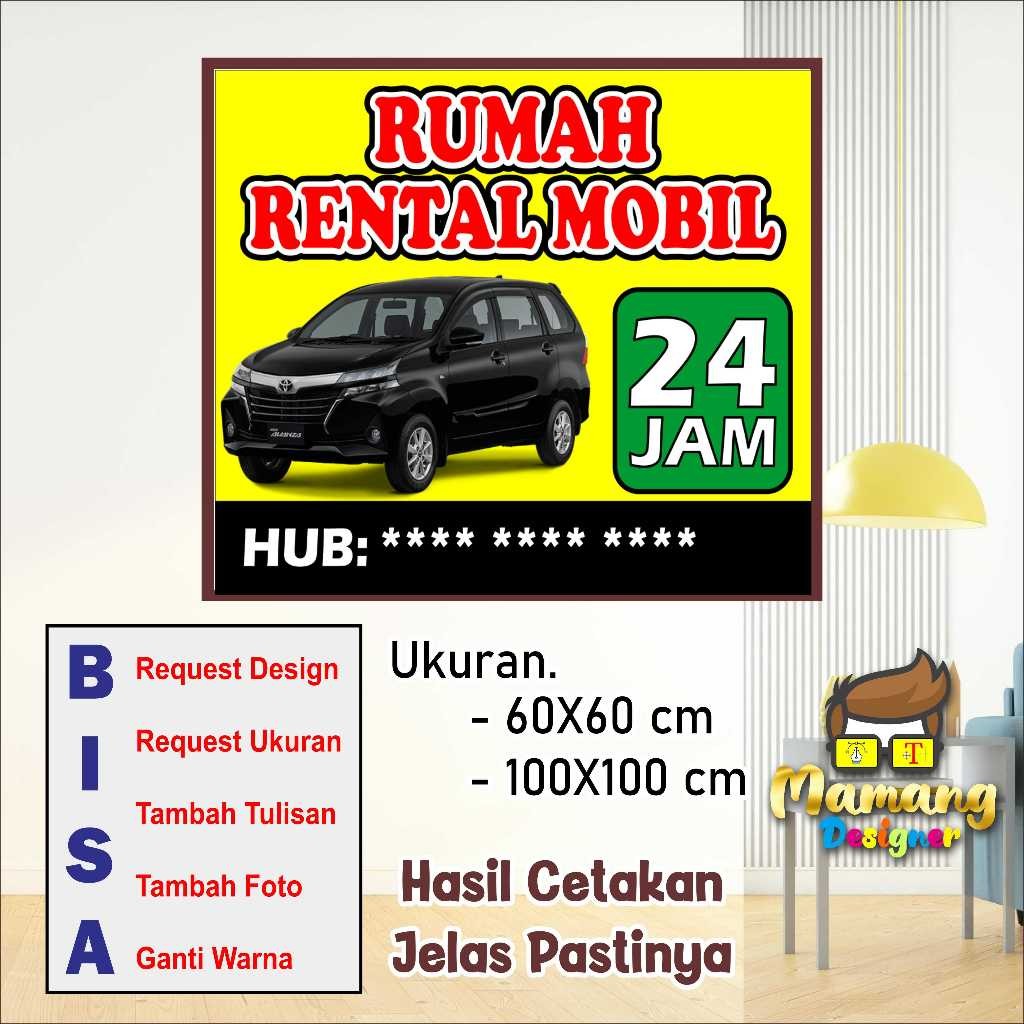 Jual Backdrop Cetak Spanduk Banner Jasa Rental Mobil Design Keren bb ...
