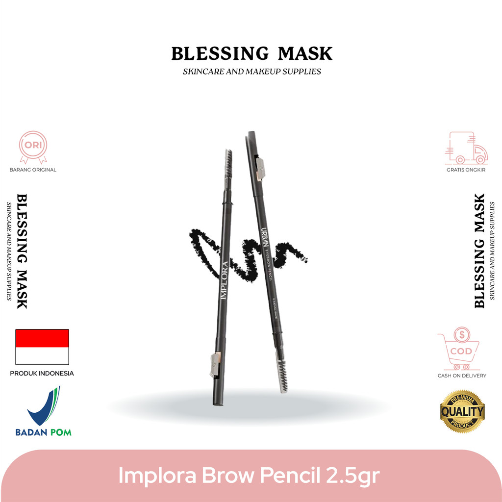 Jual Implora Urban Eyebrow Pencil 2.5gr (Pensil Alis) | Shopee Indonesia