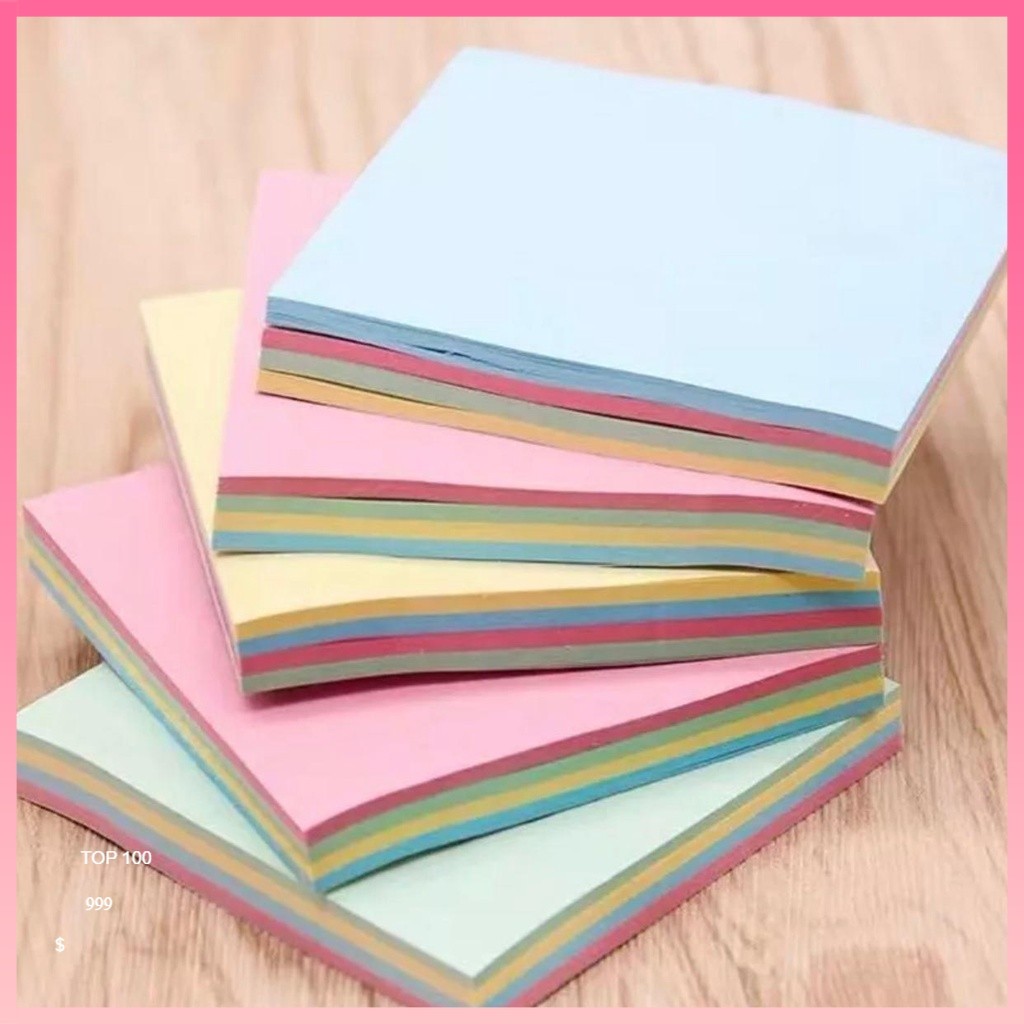 Jual MEMO STICKY NOTE KERTAS TEMPEL STICKY NOTE POLOS KERTAS MEMO POLOS ...