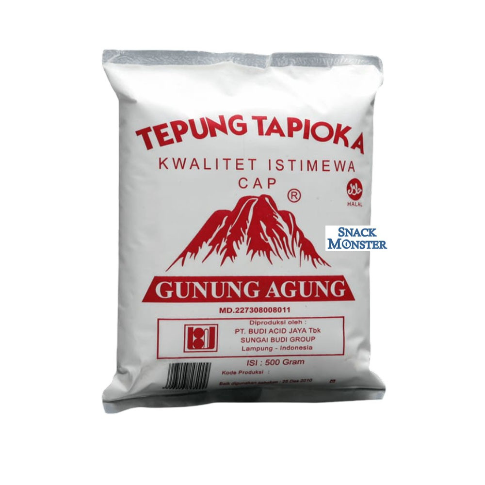Jual Tepung Tapioka Sagu Cap Gunung Agung - Netto 500 gr | Shopee Indonesia