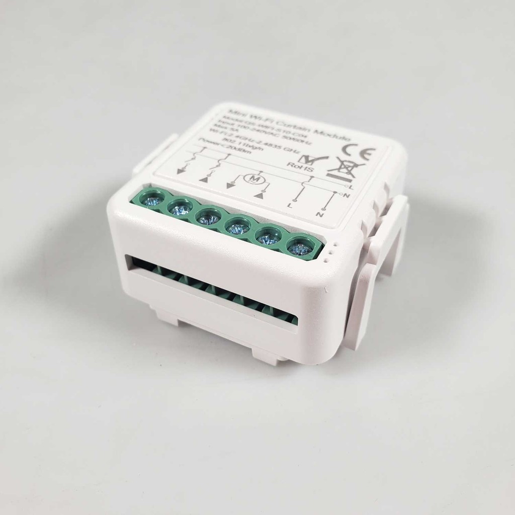 Jual Aubess Mini Smart Curtain Switch WiFi Tuya 1 CH Control Module 5A - QS-WIFI-S10-C04 ...