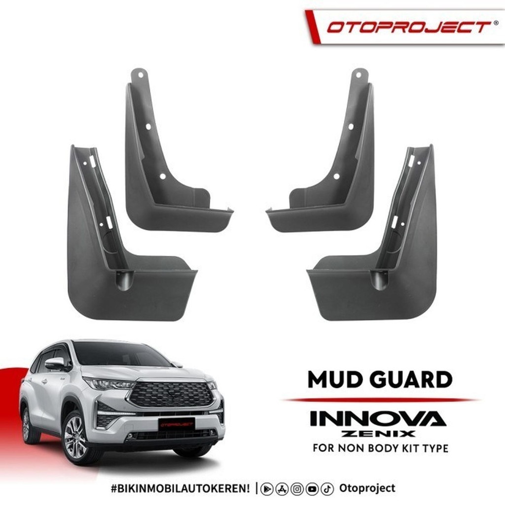 Jual Mudguard Mud Guard Toyota Innova Zenix (Non Bodykit Type) 2021 ...