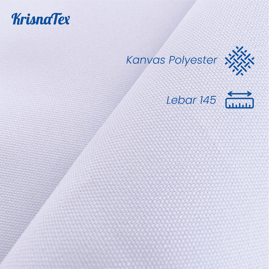 Jual Kain Kanvas Polyester Lebar 145 cm Meteran - Bahan Print Sublim ...