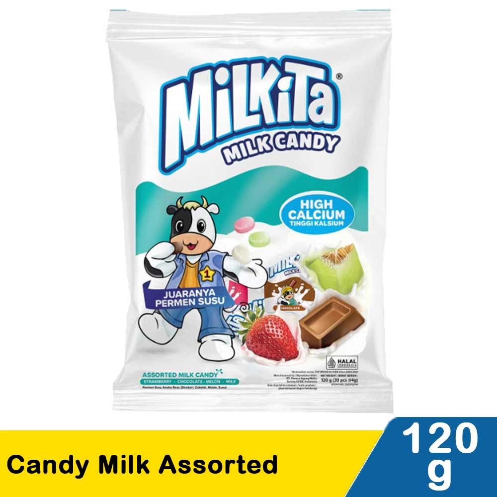Jual MILKITA CANDY MILK (30'S) ASSORTED 105g | Shopee Indonesia