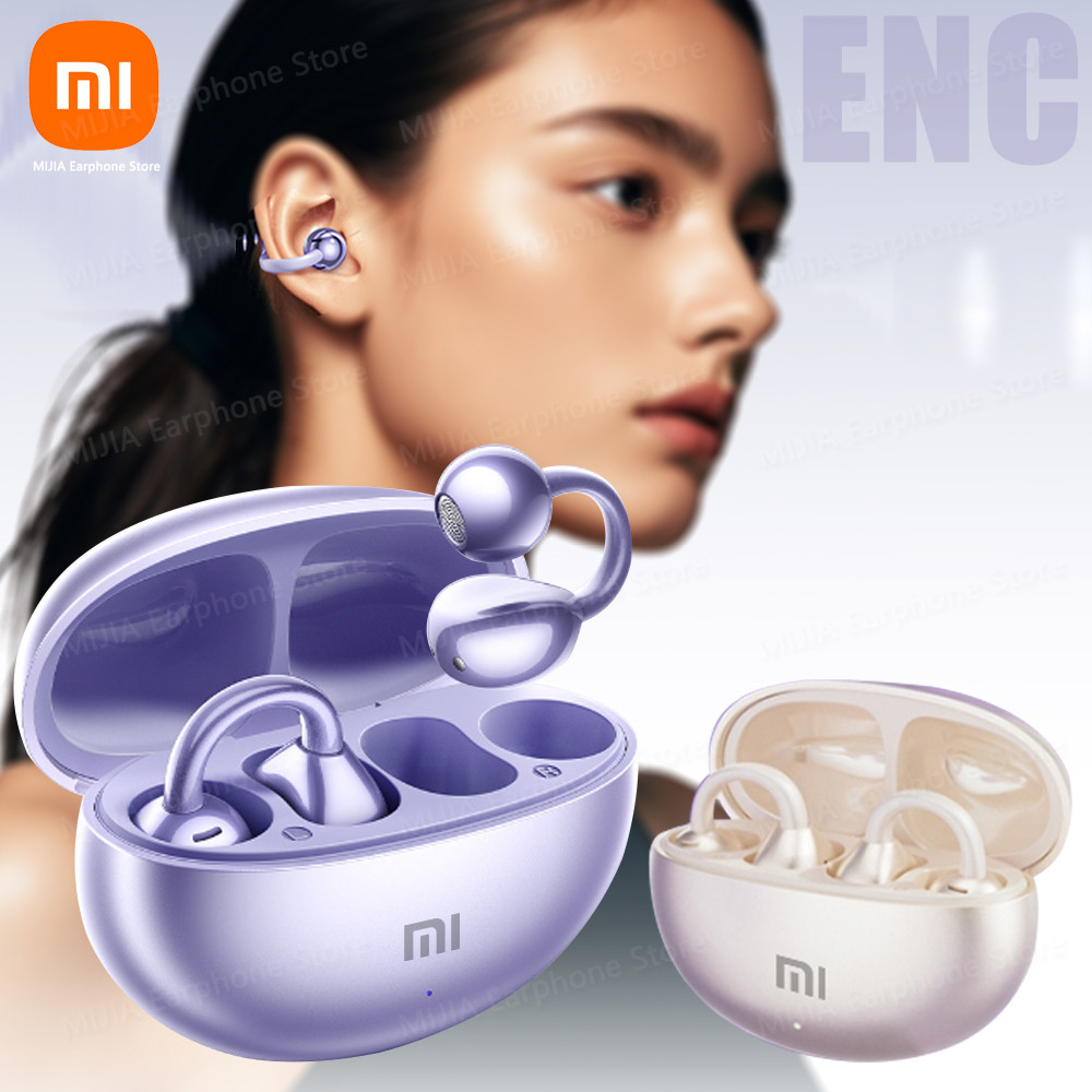 Jual XIAOMI Mijia Wireless Earphone Open Ear M91 Ear Clip ENC Headset ...