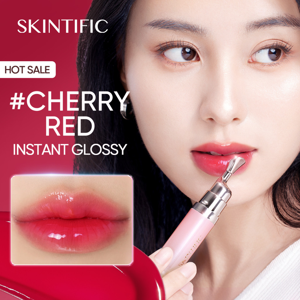 Jual hous [New Launch]SKINTIFlC - Brightening Lip Serum tinted lip balm lip gloss tahan lama lip ...