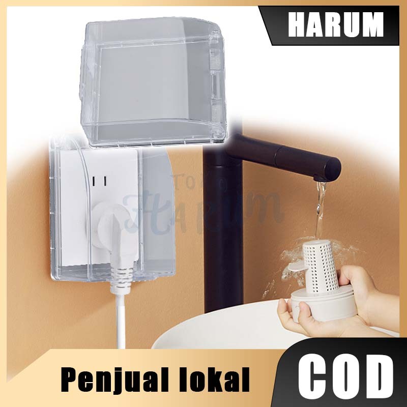 Jual Penutup Stop Kontak Dinding Type 86 Tahan Air Cover Pelindung Stop ...