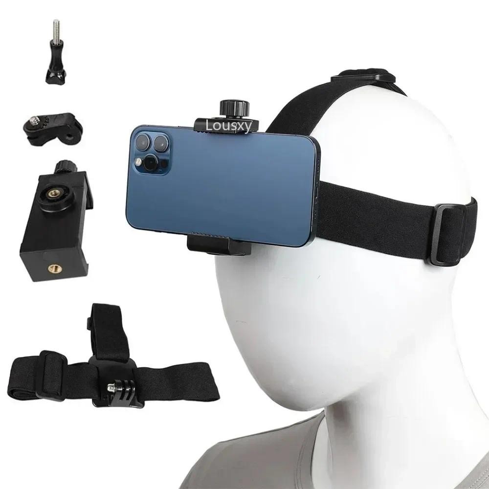 Jual Mobile Phone est Harness Strap Holder Head Strap Mount Kit VLOG ...