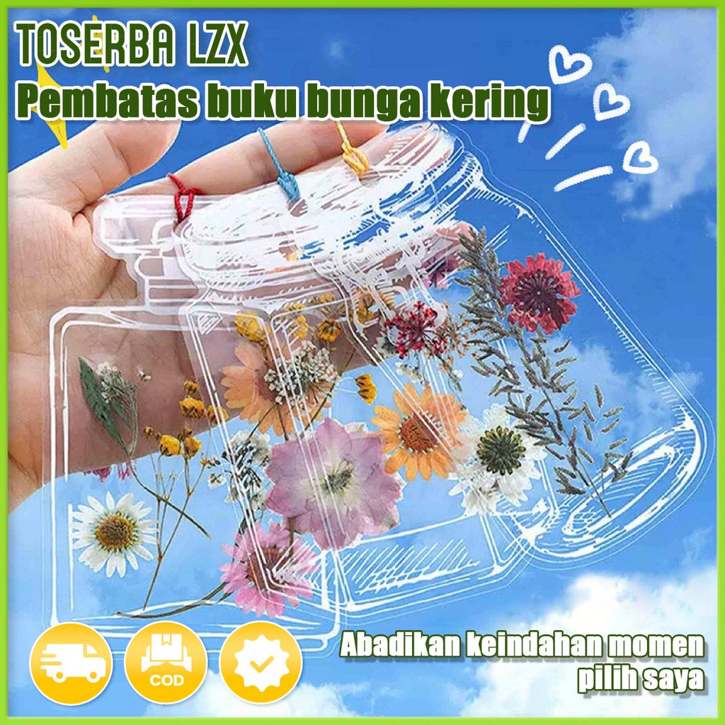 Jual Penanda bunga kering buatan tangan bahan DIY botol spesimen ...