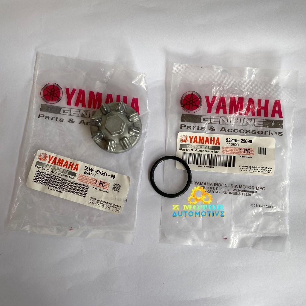 Jual Baut Tab Tutup Pembuangan Saringan Oli Mesin + Seal Bawah Yamaha ...