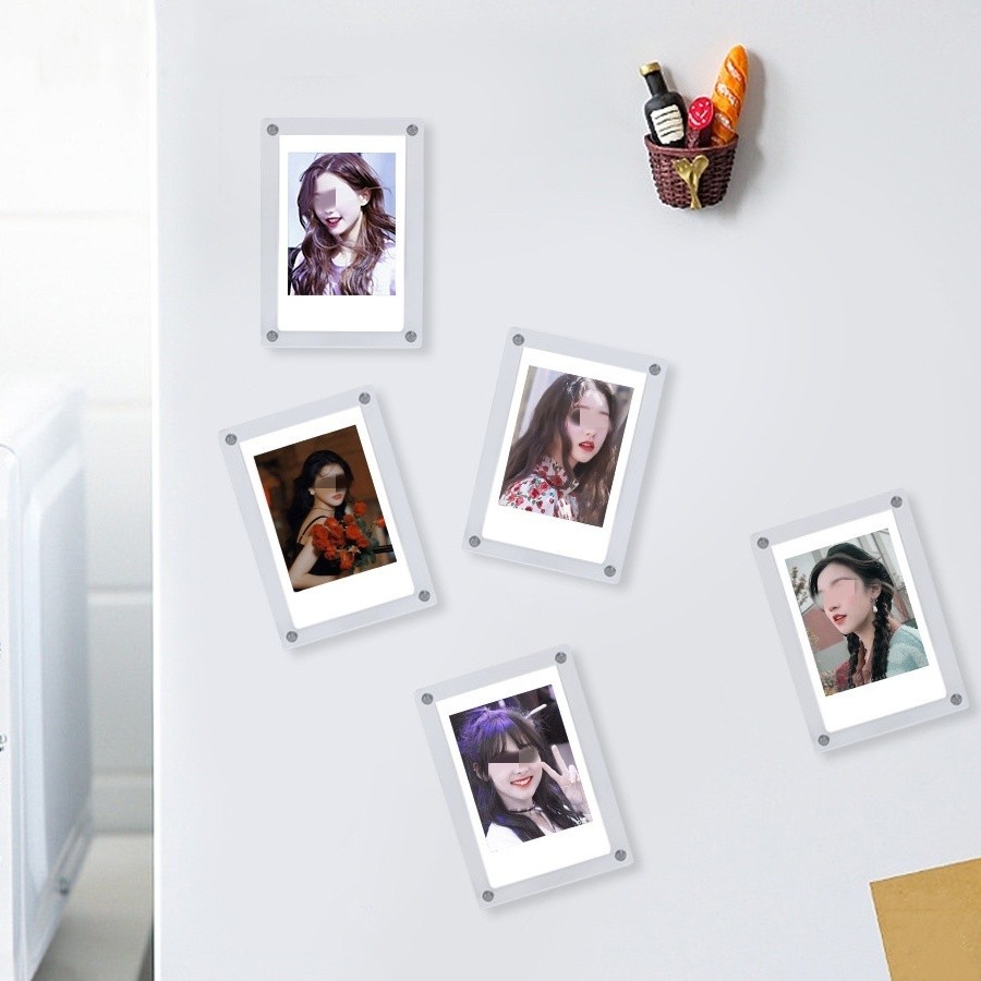 Jual 1 Polaroid 3inch Photo Refrigerator Magnet Magnetic Photo Frame ...