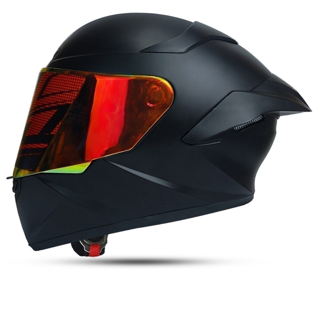 Jual Helm Full Face MLA CRYPTON Solid Cocok Untuk Riding Safety Hitam ...
