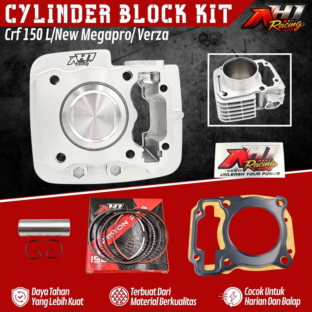 Jual BORING BLOCK BLOK SEHER BORE UP CRF 150 VERZA NEW MEGAPRO KLX 150 ...