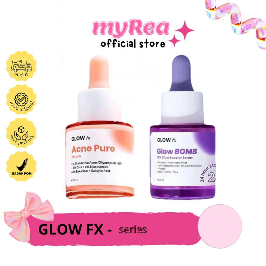 Jual myreaid || GLOW FX Glow Bomb Serum | Acne Pure Serum - Serum ...