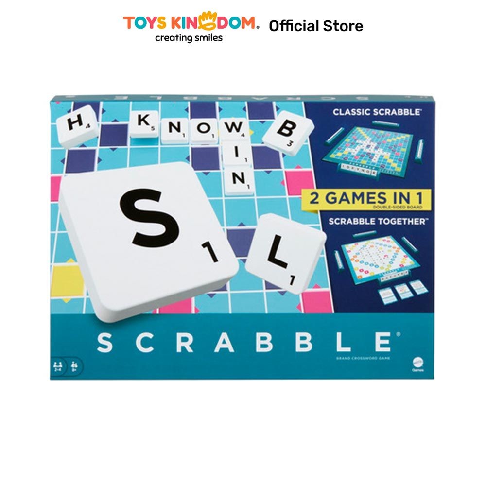 Jual Toys Kingdom Scrabble 2 Games In 1 Hwd43 Toys Kids Toy Mainan ...