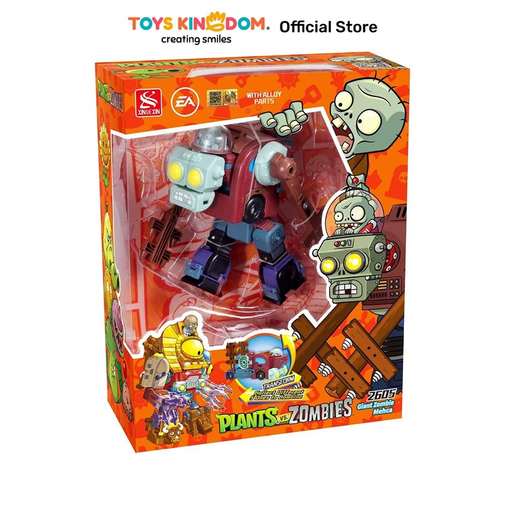 Jual Toys Kingdom Cruzer Plants Vs Zombies Robot Giant Zombie Mehca 5 ...
