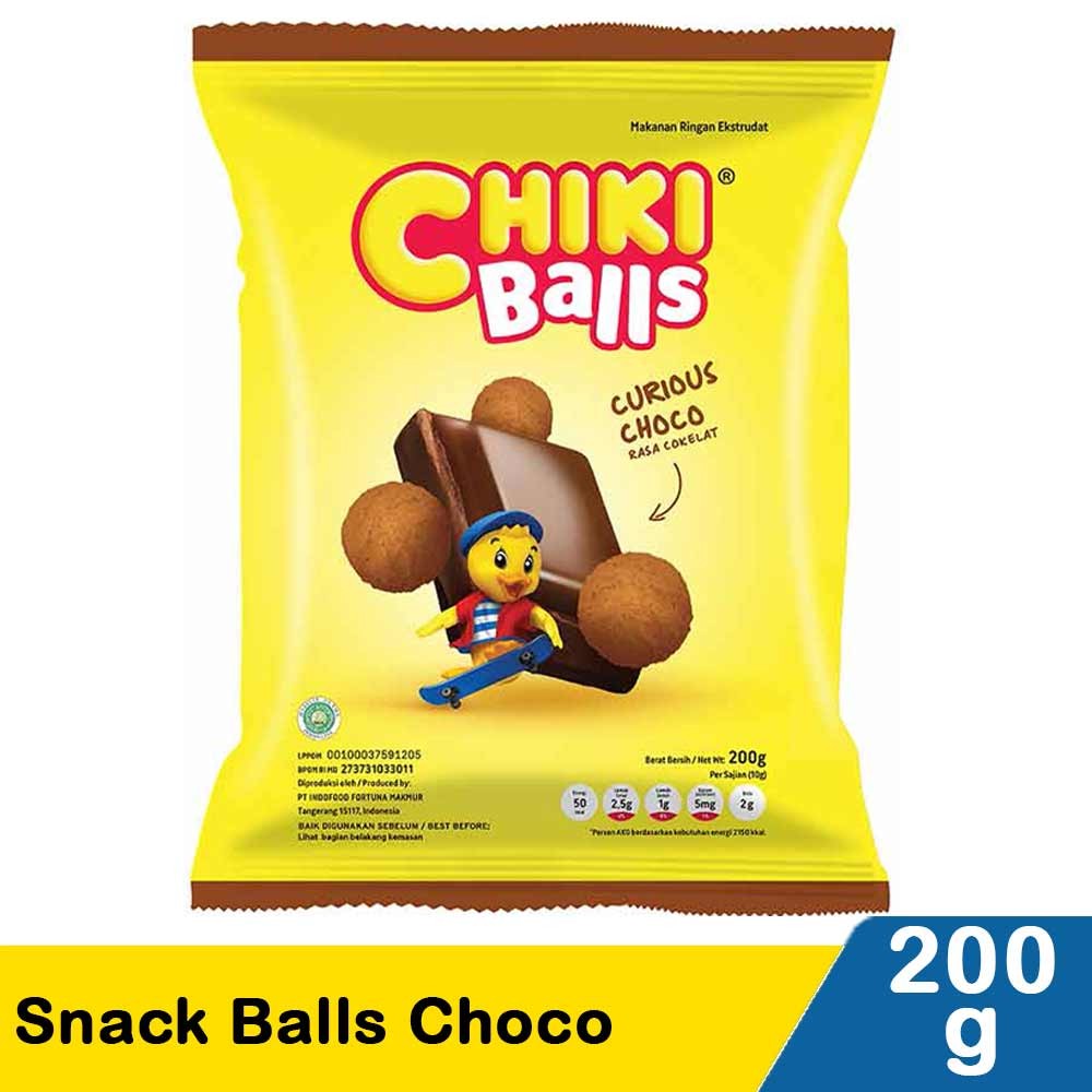 Jual CHIKI SNACK BALLS CHOCO 200g | Shopee Indonesia