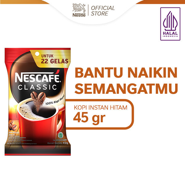 Jual NESCAFE COFFEE CLASSIC KEMASAN EKONOMI 45g | Shopee Indonesia