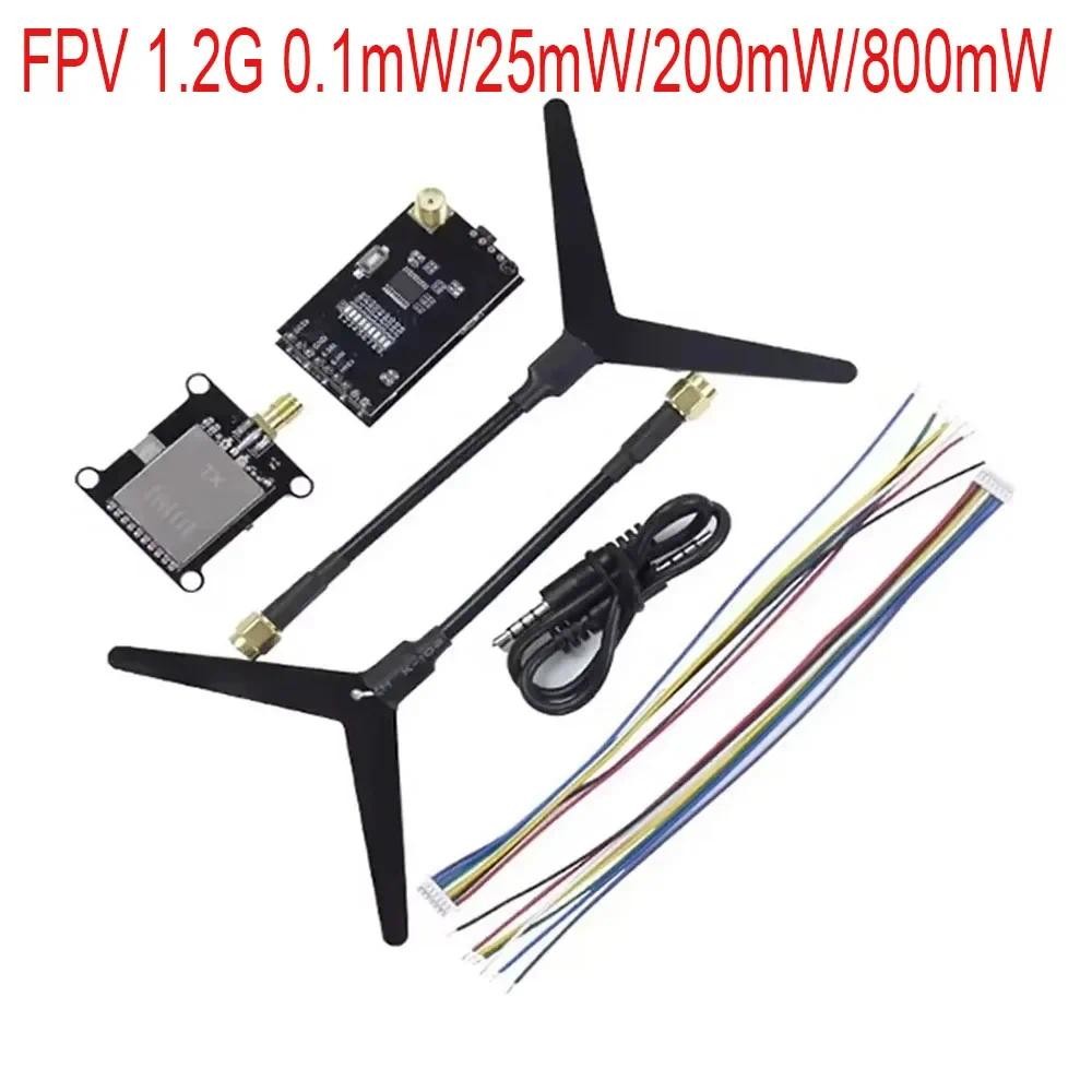Jual FPV 1.2G 0.1mW 25mW 200mW 800mW 9CH Transmitter Receiver FPV Combo ...