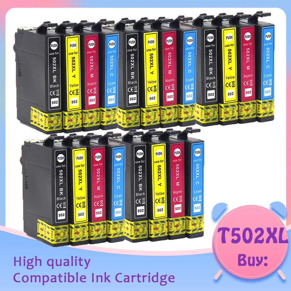 Jual T502XL 502 502XL full Ink Cartridge with Chip Compatible for epson ...