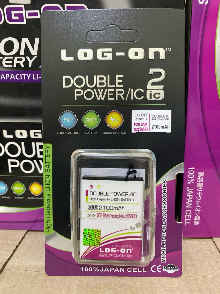 Jual Baterai Samsung Young New / S5830 2100mAh Log On Double IC / Power High Capacity Li Ion ...