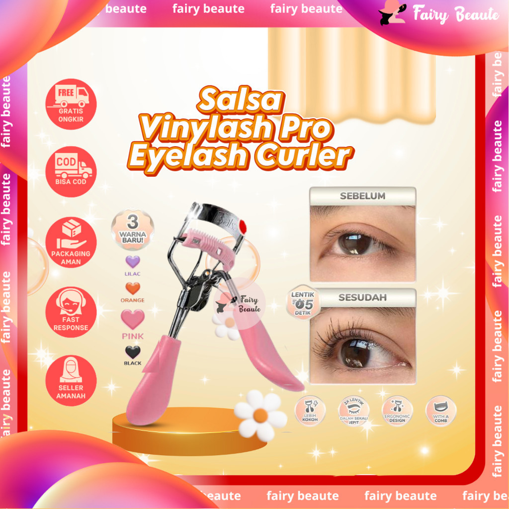 Jual SALSA Vinylash Pro Color Eyelash Curler - Penjepit Bulu Mata Jepit ...