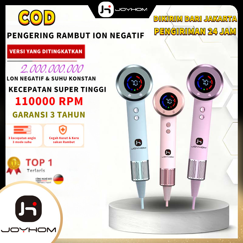 Jual JOUHOM HAIR DRYER HIGH SPEED! Ion Negatif Rambut Sehat, Daya Besar ...