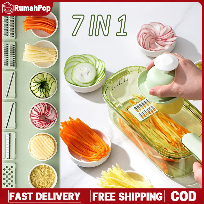 Jual 7 in1 Vegetable Cutter Alat Potong Pemotong Sayuran Serbaguna ...