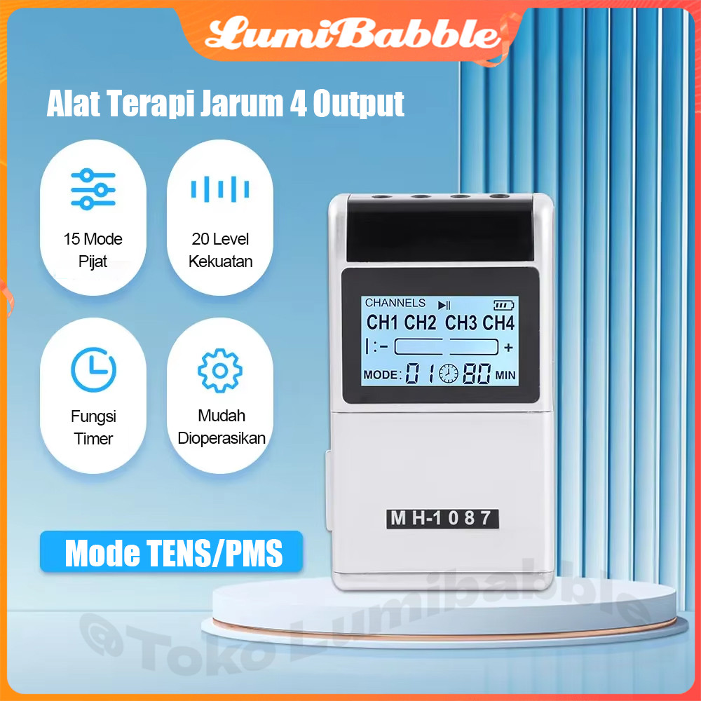 Jual Alat Pijat Terapi Listrik TENS EMS 15 Modes | Refleksi Akupuntur Electric Massage | Shopee ...