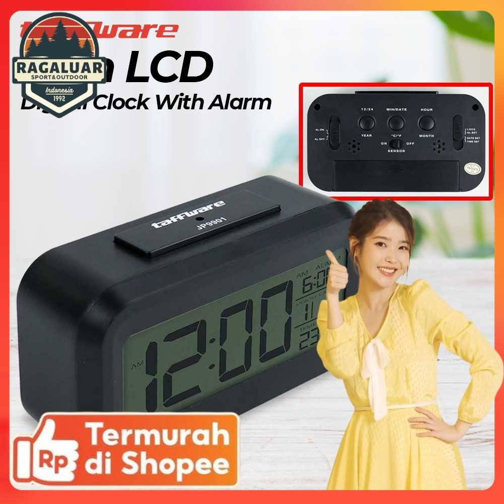 Jual Taffware Fanju Jam LCD Digital Clock with Alarm - JP9901 | Shopee ...